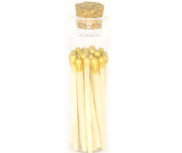 Gold Matches Matches – River Birch Candles