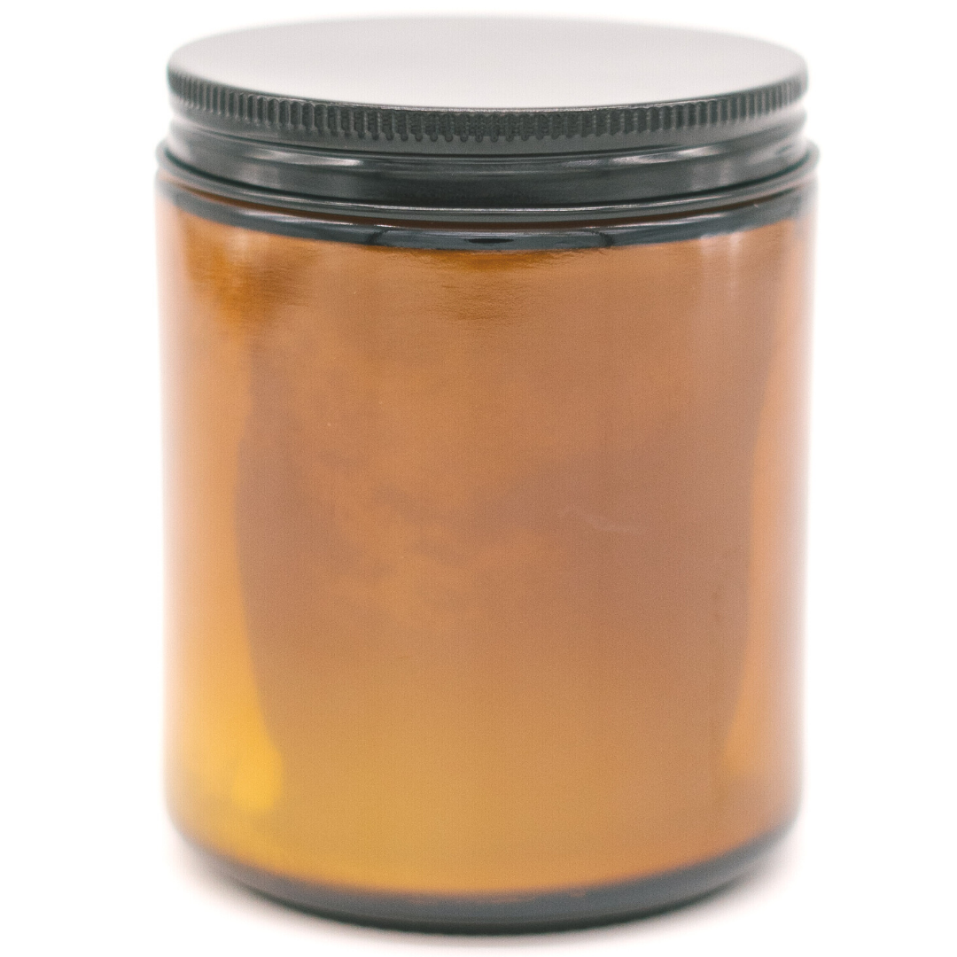 8.5oz Amber Jar For Private Label - Handpoured Natural Candles ...